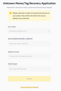 How to Recover a Missing Transaction on Binance? (Wrong Memo)