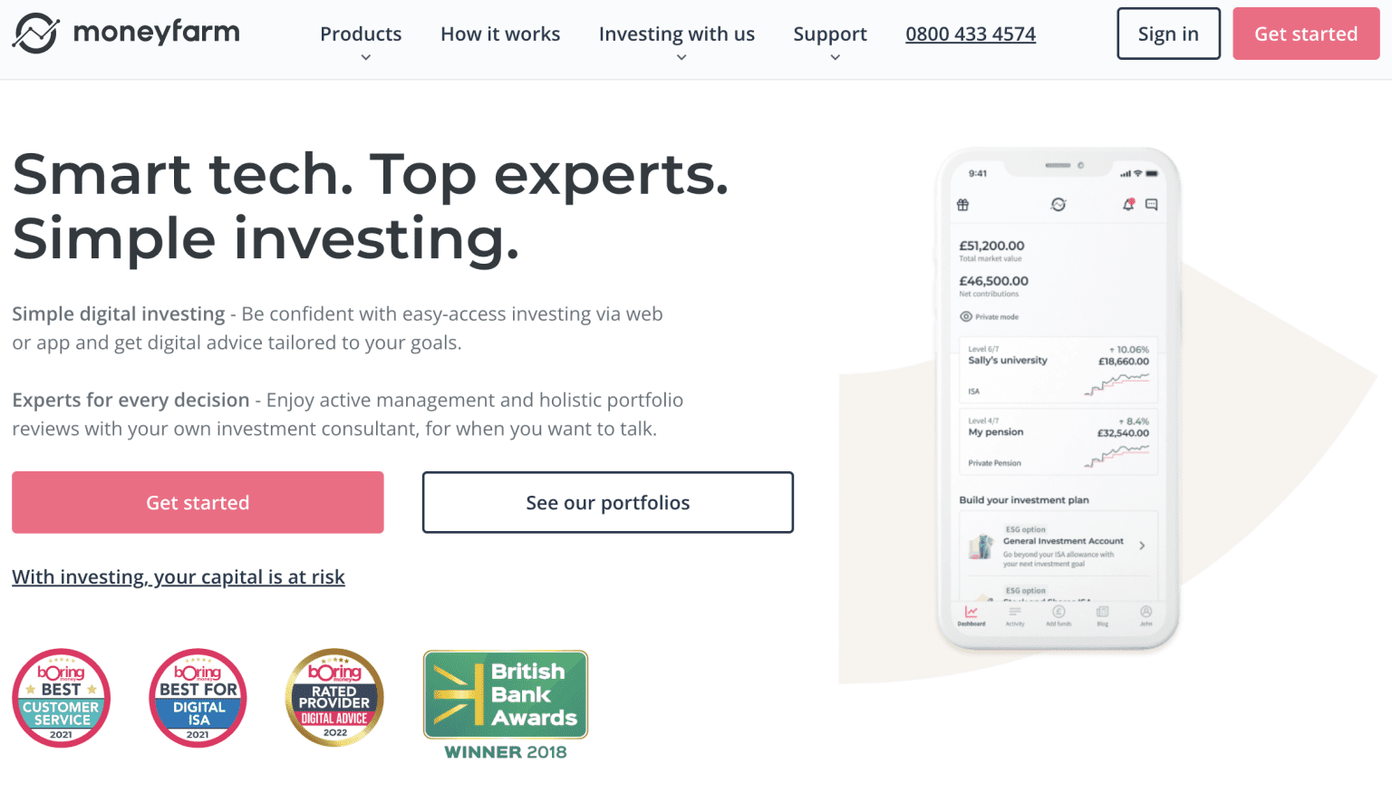 Moneyfarm Review 2023: Features, Fees, Pros & Cons